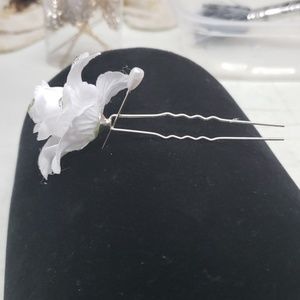 Accessories | Silk Rose Hair Pin New | Poshmark